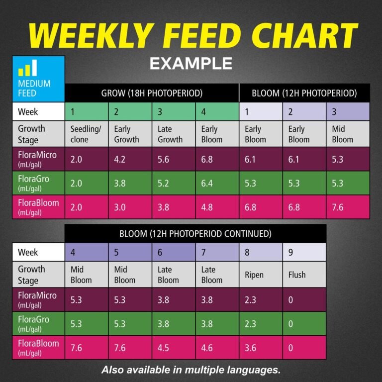 Optimize Growth with General Hydroponics Feeding Schedules